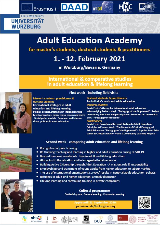 Adult Education Academy 2021 - Professorship for Adult and Continuing ...